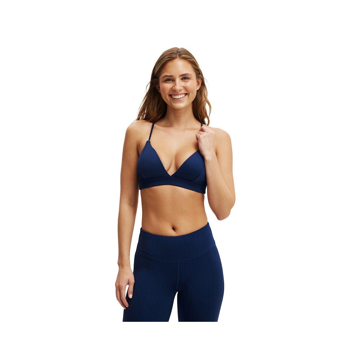 Click here for Cotton On Womens Active Pinstripe High Apex Crop -... prices