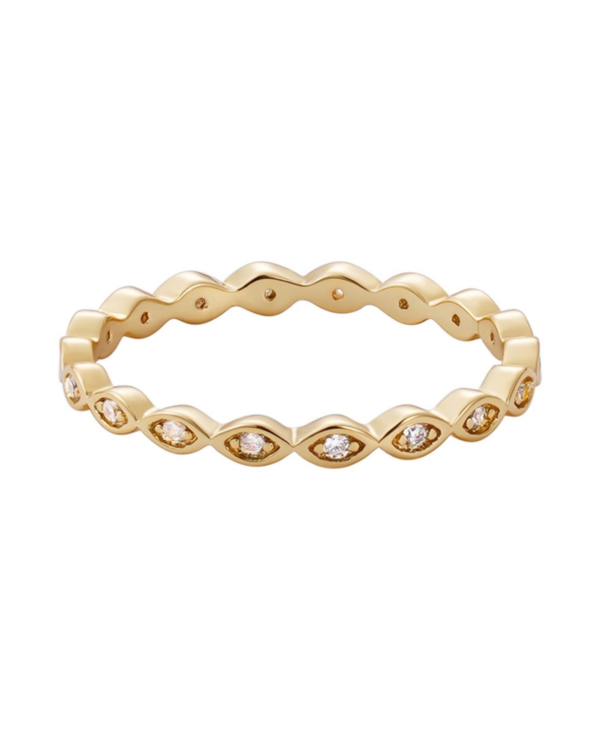 Click here for Adornia Gold Cubic Zirconia Marquis Eternity Band... prices