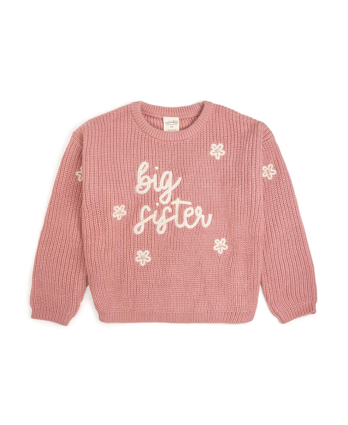 Click here for Sweet Wink Little and Big Girls Big Sister Knit Sw... prices