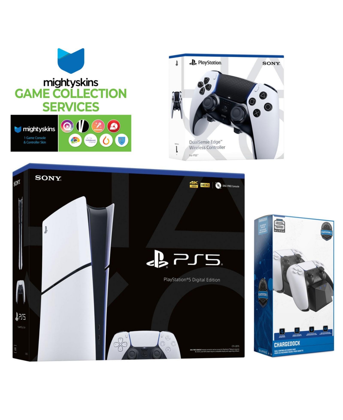 Click here for Sony PlayStation 5 Slim Digital with Extra Edge Co... prices