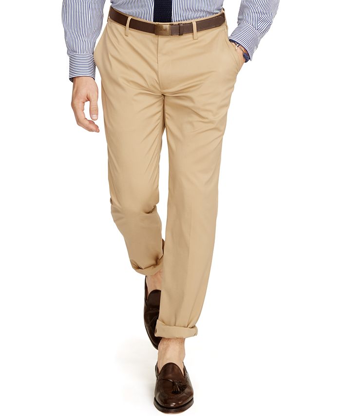Polo Ralph Lauren Men's Classic-Fit Performance Chino Pants - Macy's