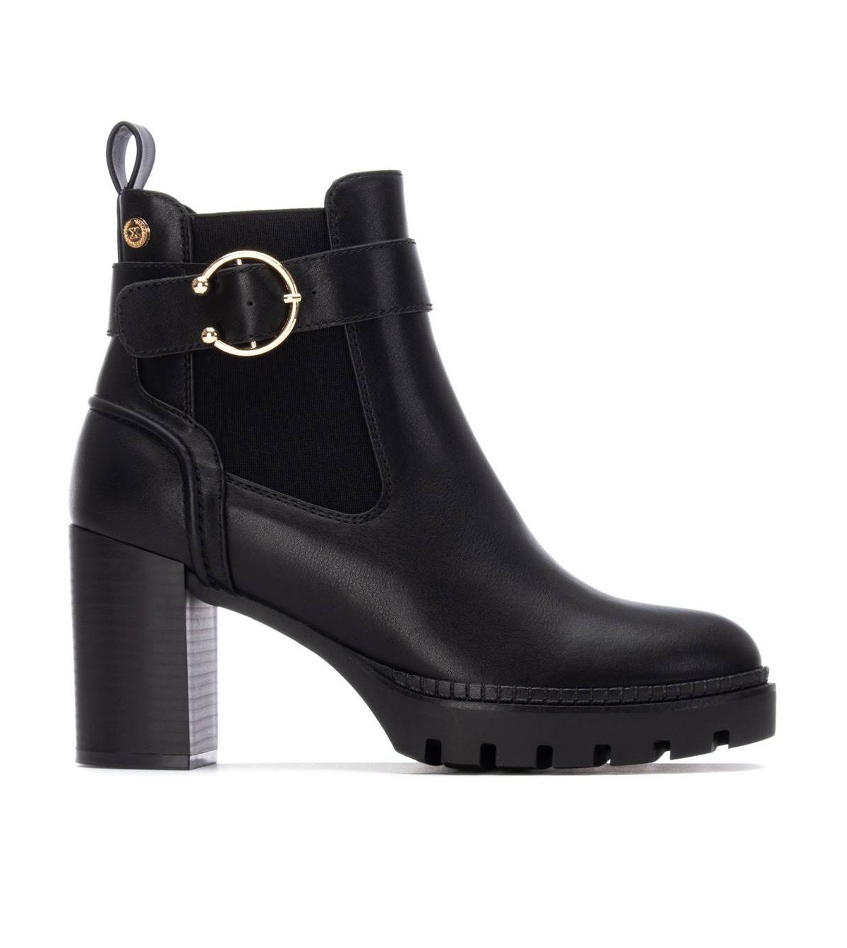 Click here for Xti Womens Heeled Chelsea Booties By Xti - Black prices