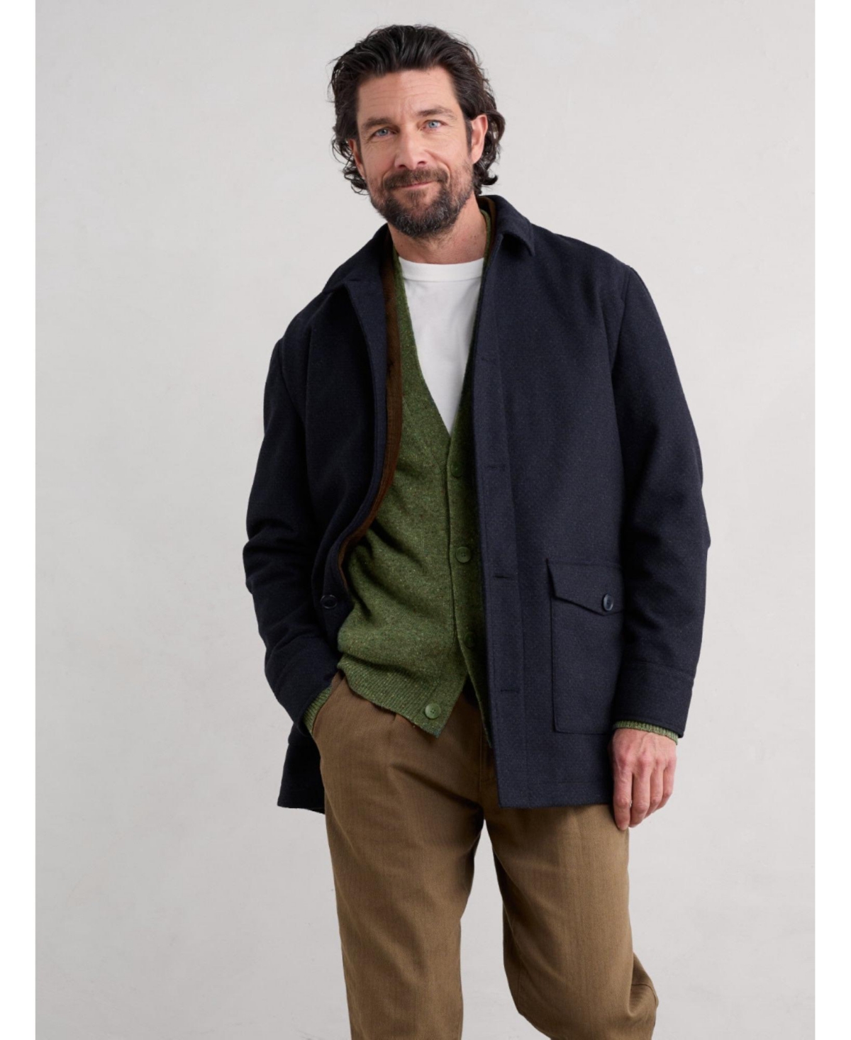 Seasalt Cornwall Mens Rowlocks Coat - Midstream maritime