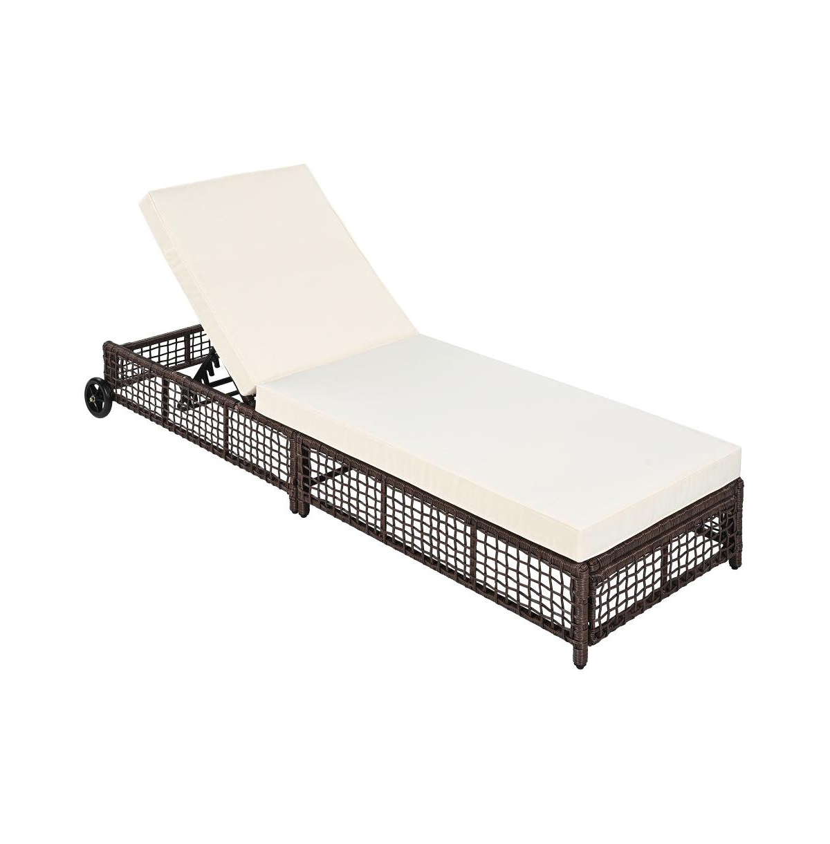 Click here for Chic Crate - Set of 2 Adjustable Rattan Pool Loung... prices