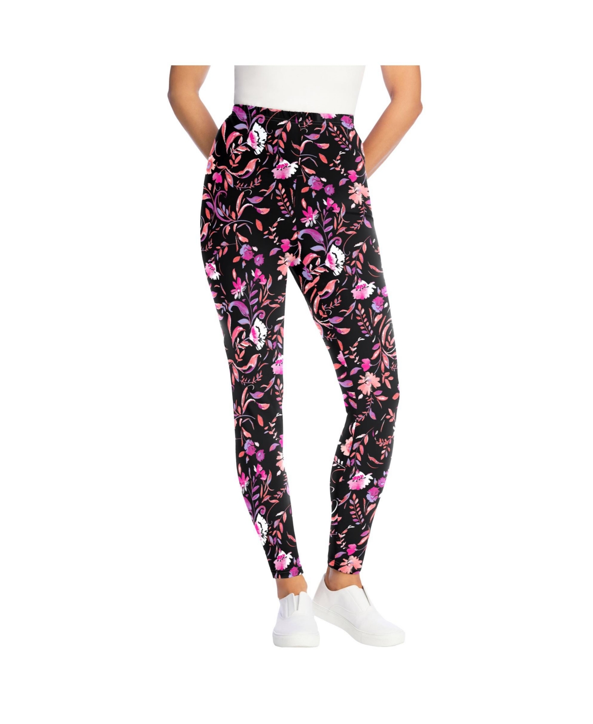 Click here for Woman Within Plus Size Within Stretch-Cotton Knit... prices