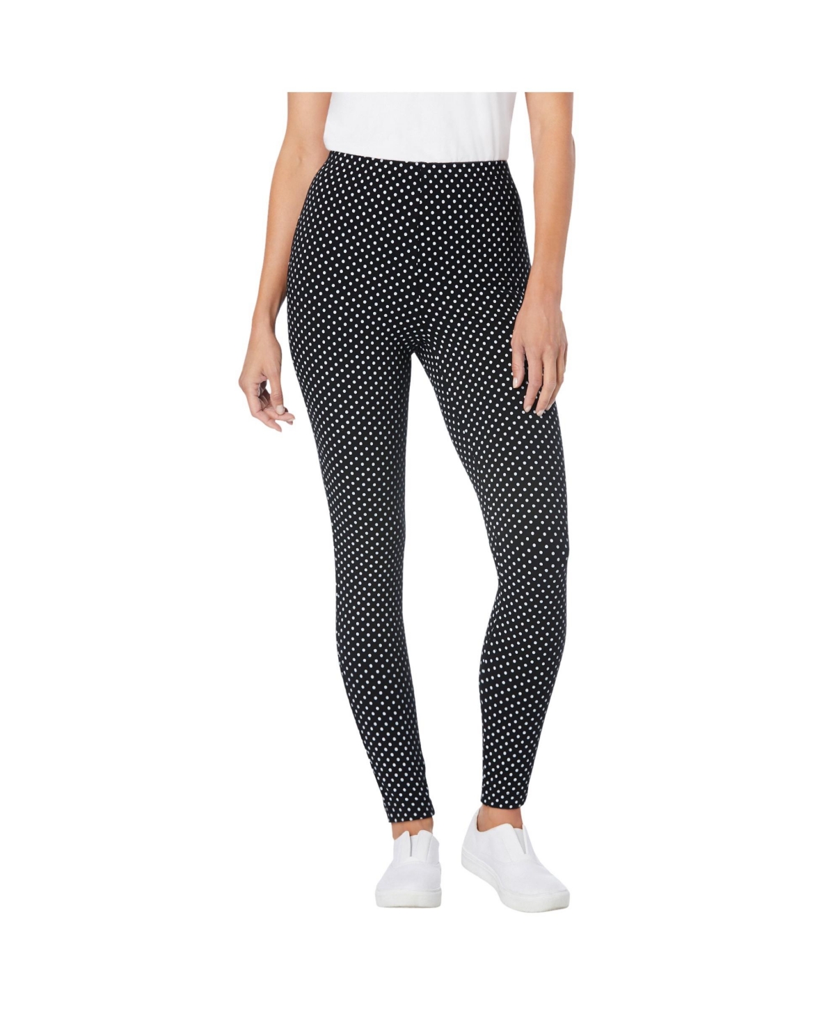 Click here for Woman Within Plus Size Within Stretch Cotton Print... prices