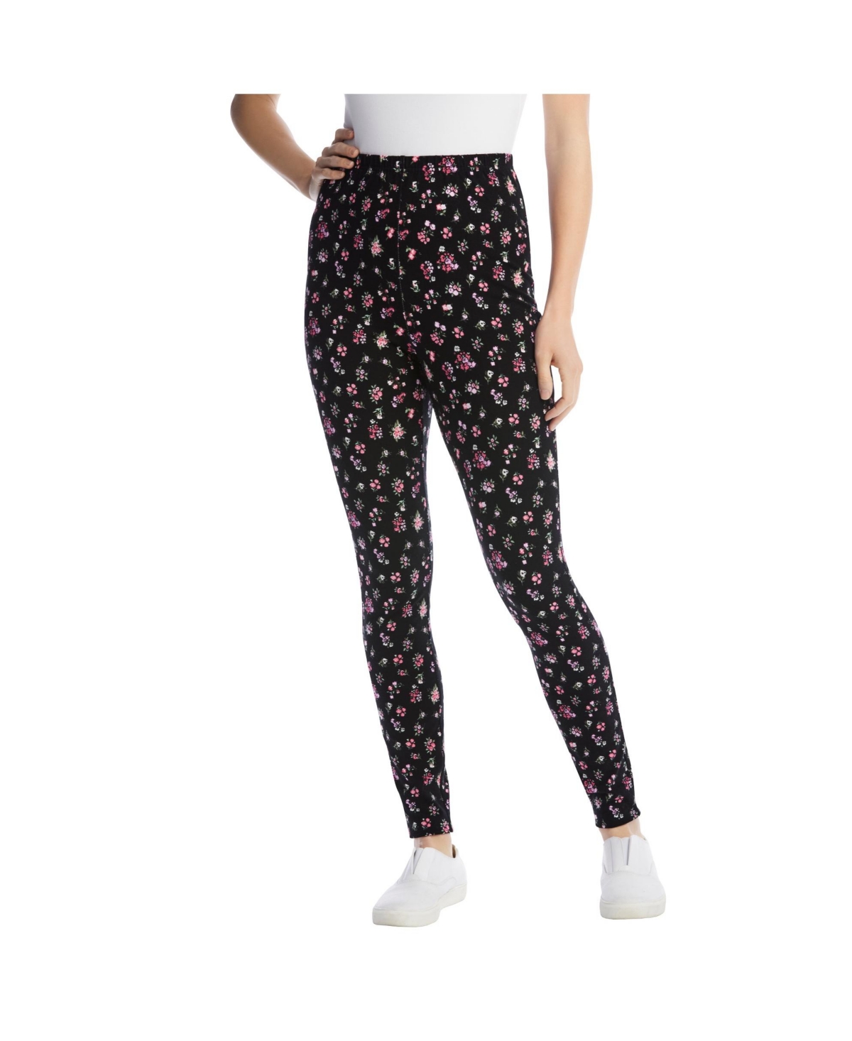 Click here for Woman Within Plus Size Within Stretch-Cotton Knit... prices