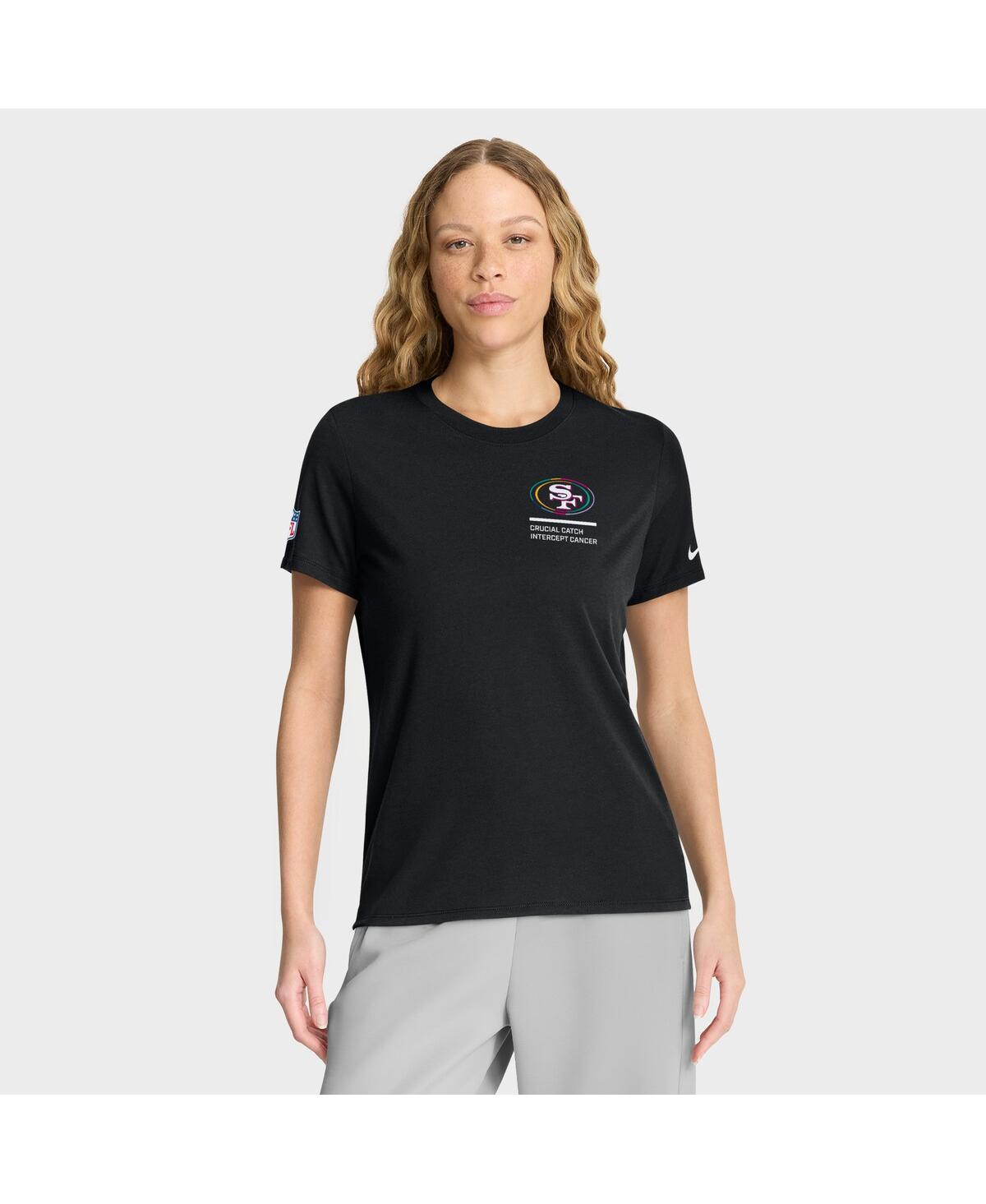 Click here for Nike Womens Black San Francisco 49ers 2025 Nfl Cru... prices