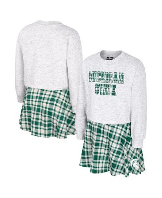 Colosseum Big Girls 2-Piece White Michigan State Spartans Marceline ...