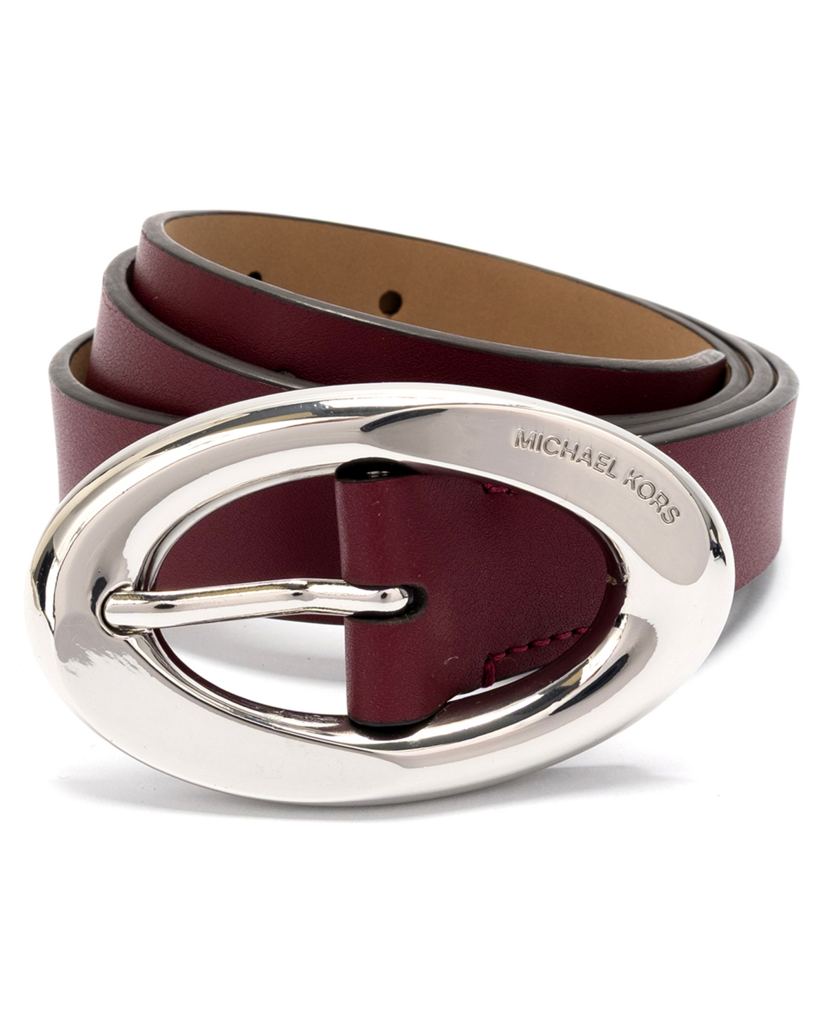 Click here for Michael Kors Womens 25mm Non-Reversible Leather Be... prices