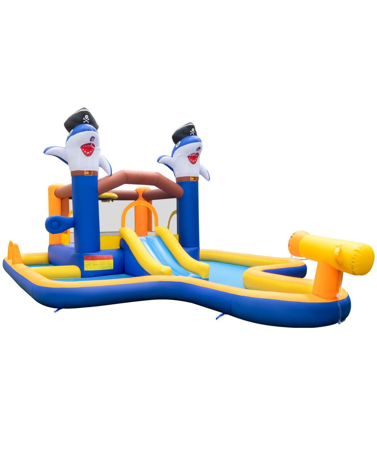 Click here for 7-in-1 Water Slide Park with Splash Pool & Water C... prices