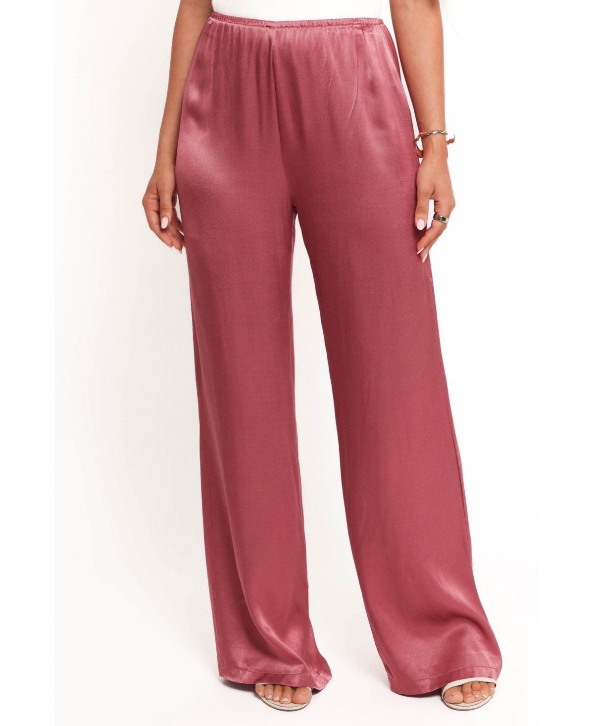 Click here for Petal and Pup Carissa Satin Pants - Pink prices
