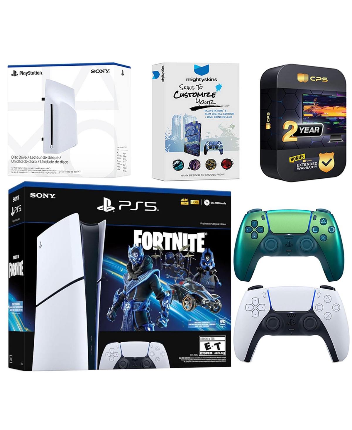 Click here for Sony PlayStation 5 Fortnite Slim Digital Bundle wi... prices