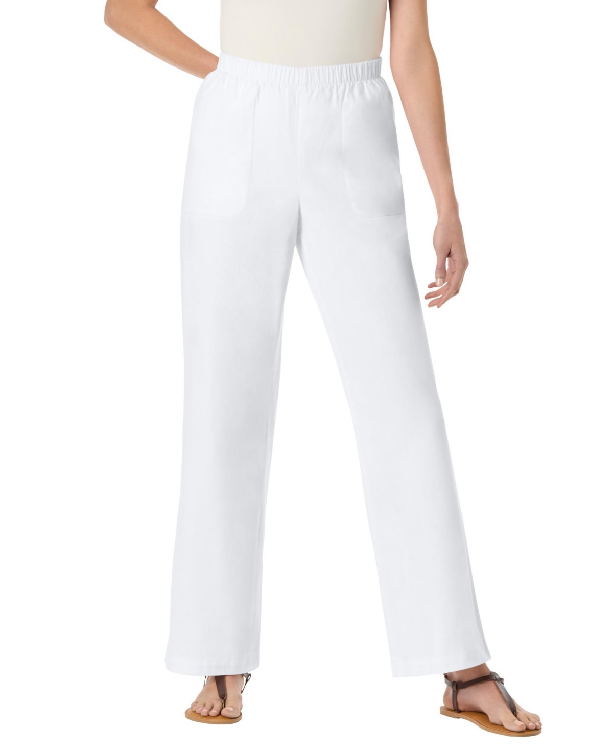 Click here for Woman Within Petite Within Fineline Stretch Denim... prices