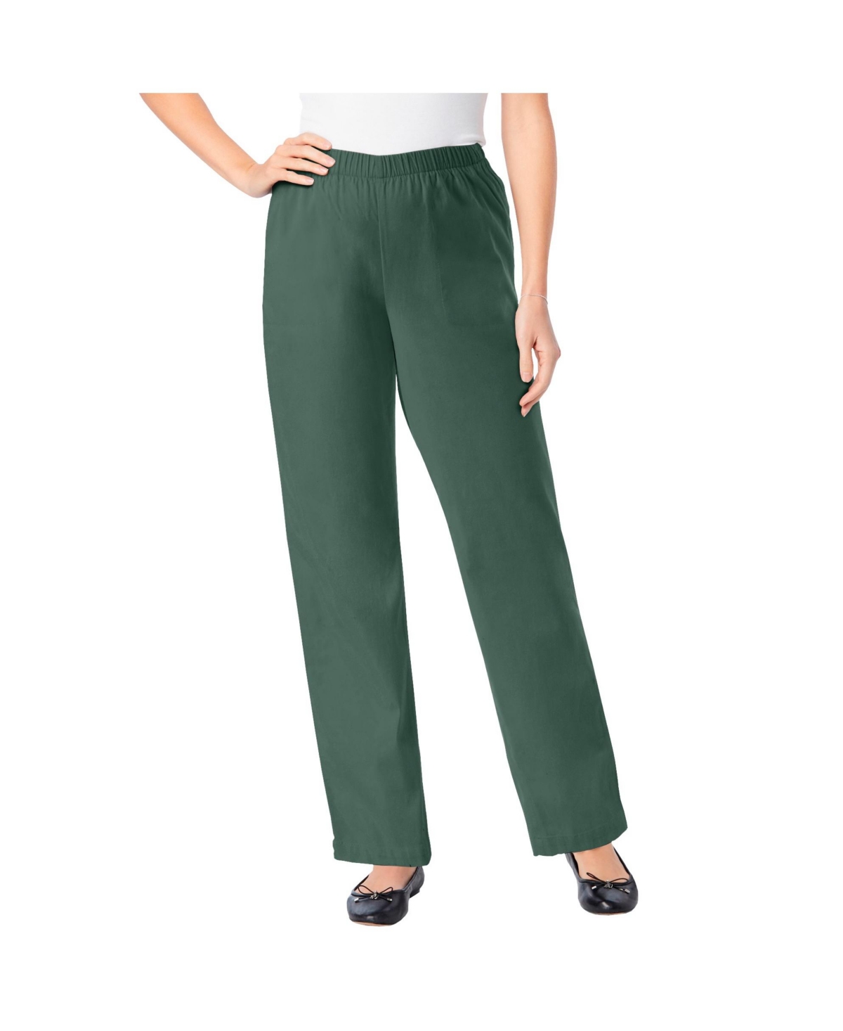Click here for Woman Within Petite Within Fineline Stretch Denim... prices