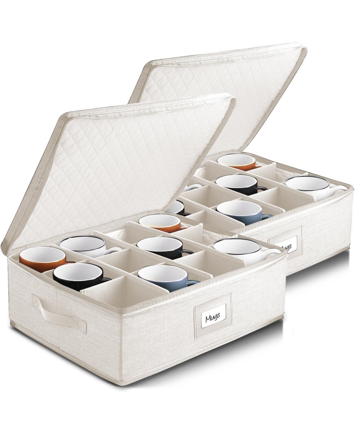 Click here for StorageBUd Coffee Mug Storage  2 Pack Quilted and... prices