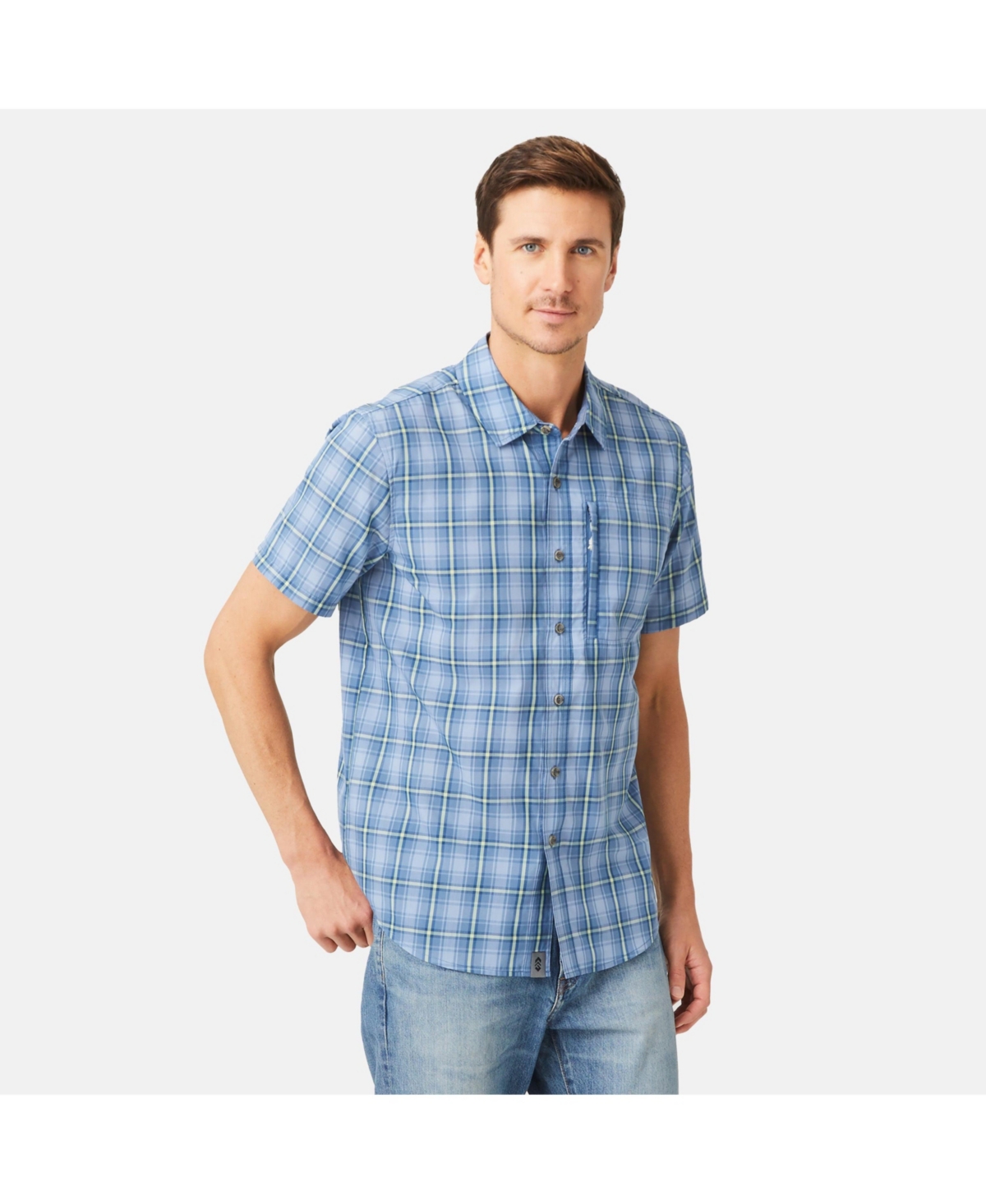 Click here for Free Country Mens Excursion Short Sleeve Poplin Sh... prices