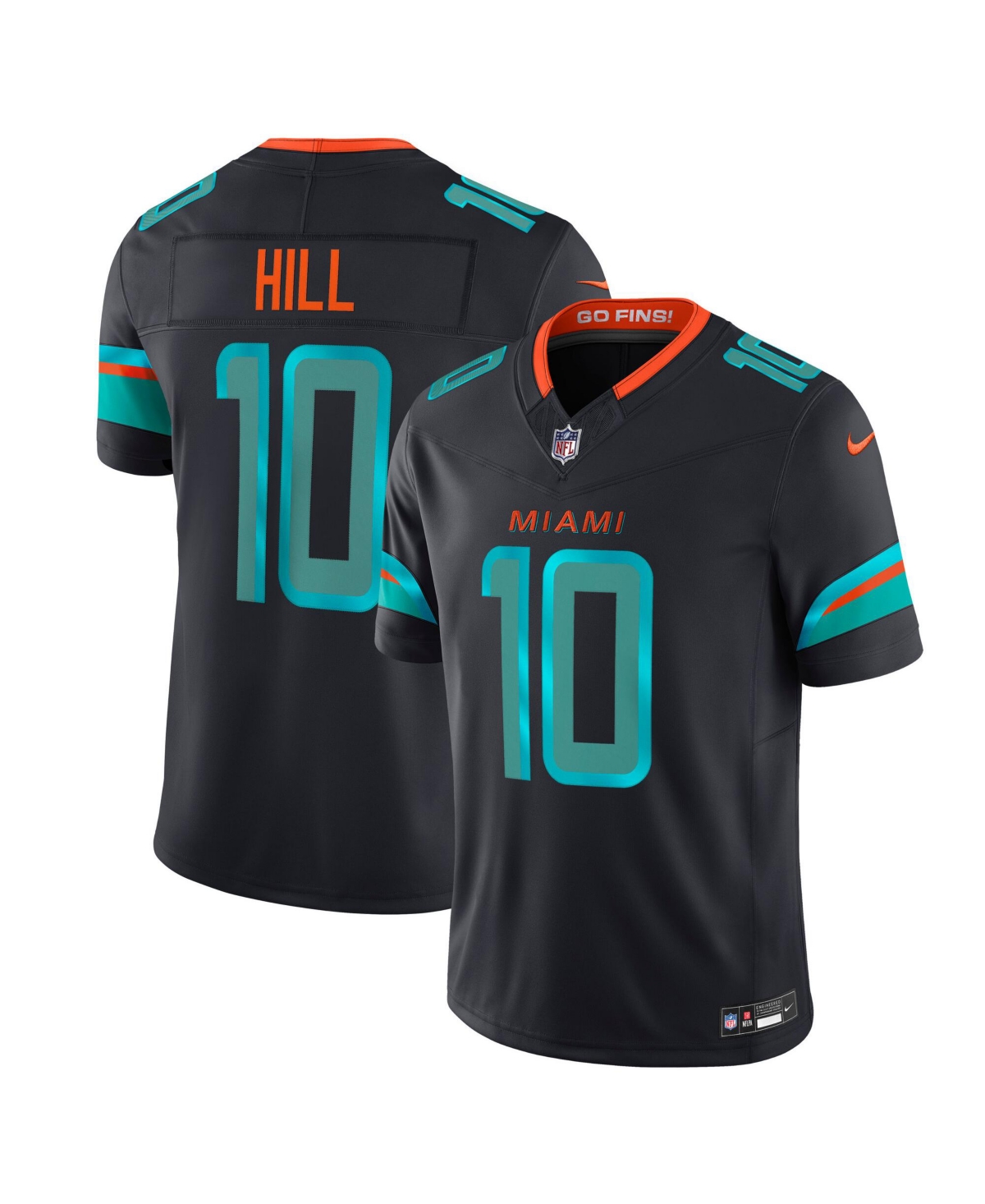 Click here for Nike Mens Tyreek Hill Navy Miami Dolphins Nfl Riva... prices