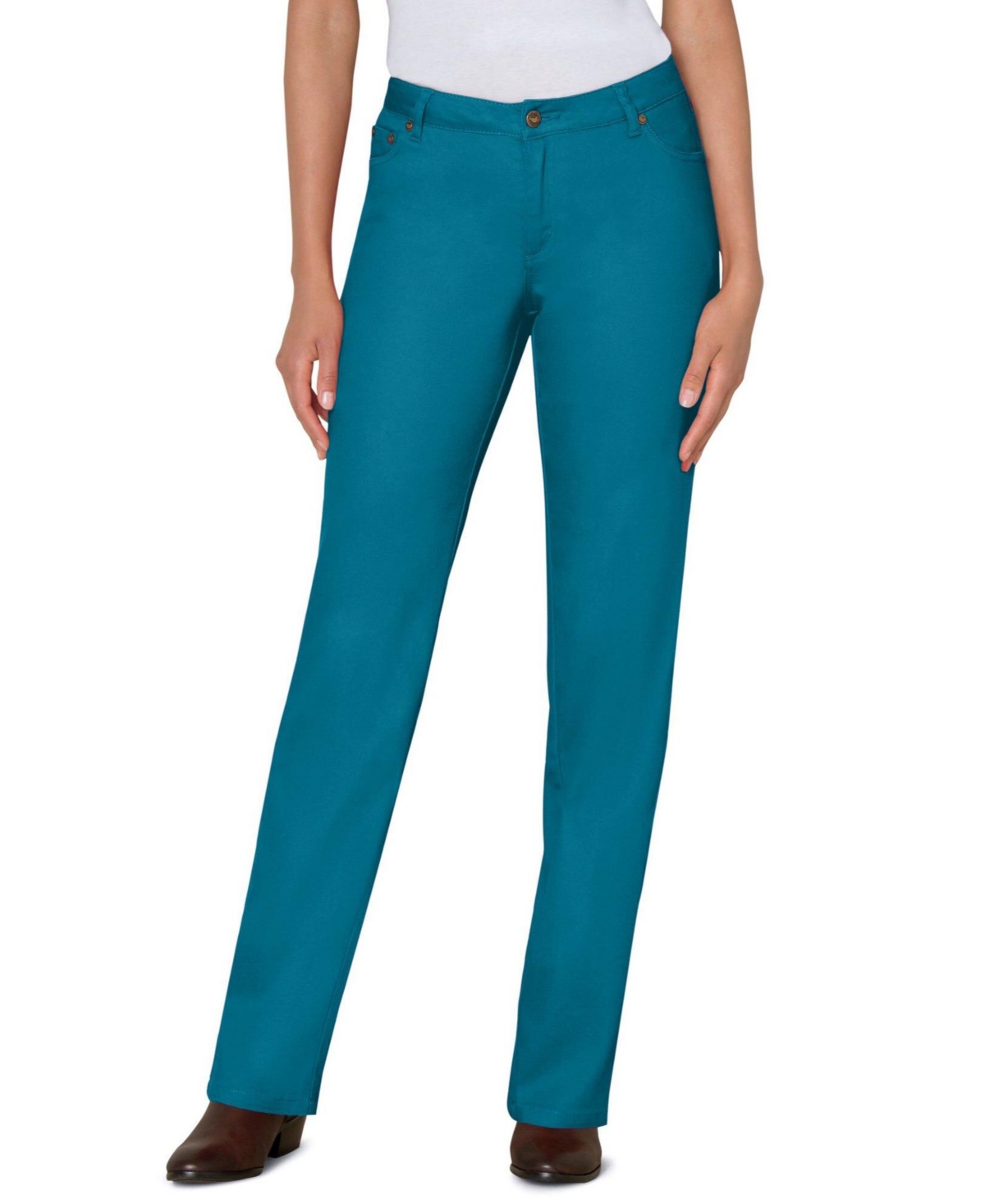 Click here for Woman Within Womens Within Tall Straight-Leg Stret... prices