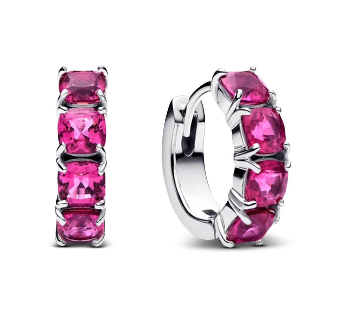 Click here for Pandora Pink Hoop Earrings - Pink prices
