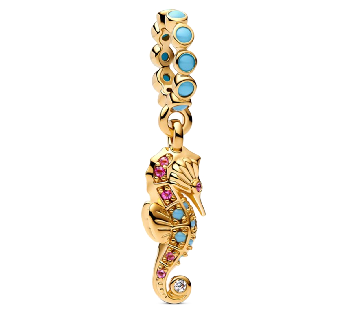 Click here for Pandora Seahorse Dangle Charms - Turquoise prices