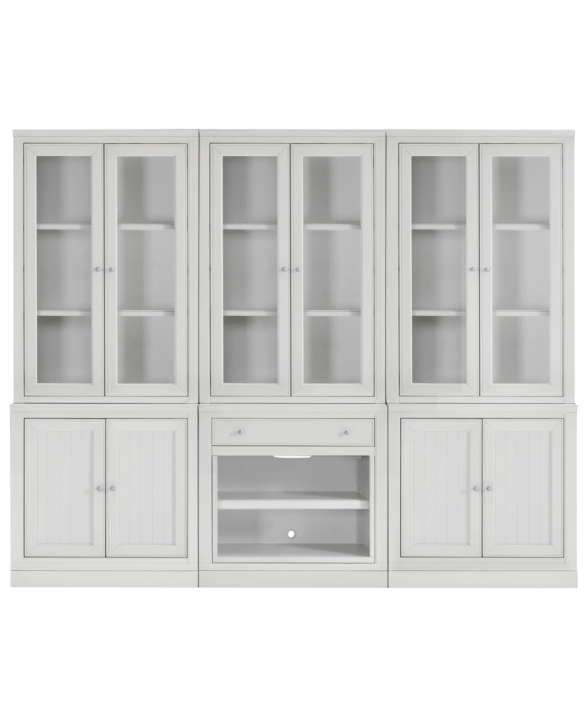 Click here for Furniture Amren 78 Wood 3 Stacked 2 Door Hutches w... prices