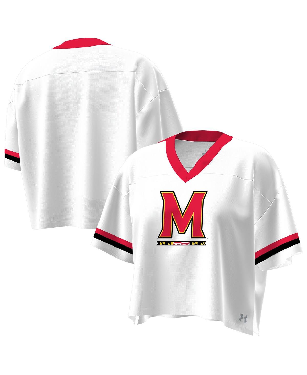 Click here for Under Armour Womens White Maryland Terrapins Fashi... prices