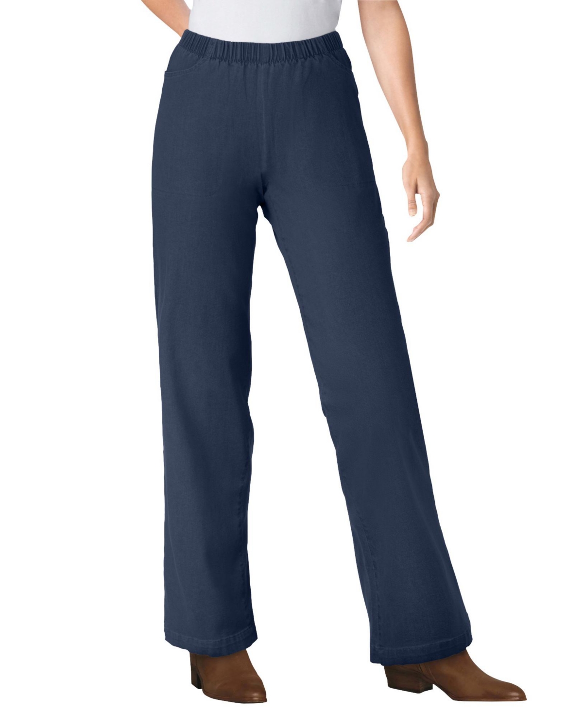 Click here for Woman Within Womens Within Fineline Stretch Denim... prices