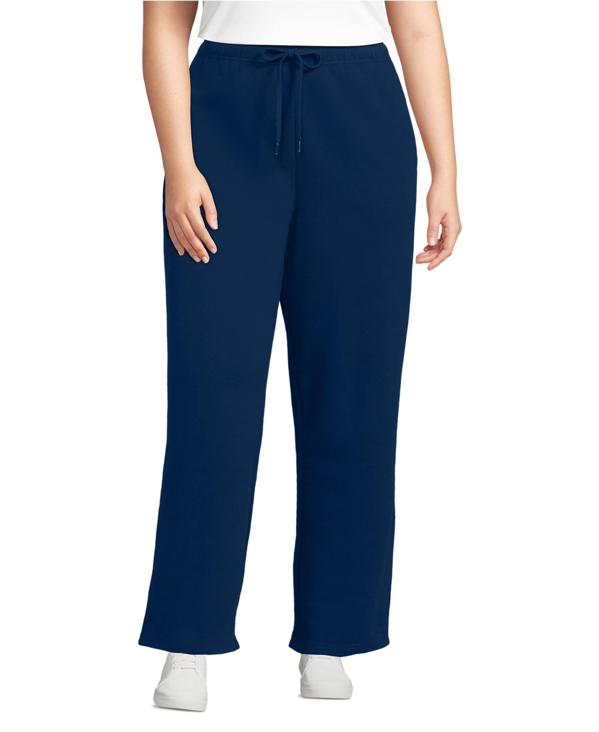 Click here for Lands End Plus Size Serious Sweats High Rise Relax... prices