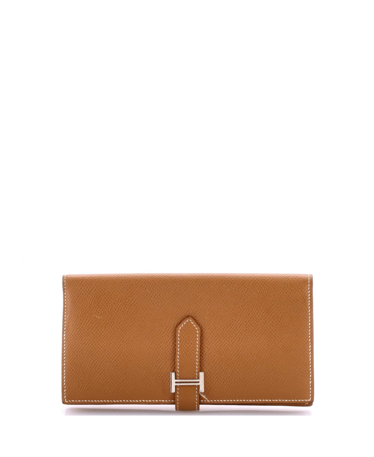Click here for Pre-Owned Hermes Long Bearn Wallet Epsom - Brown prices