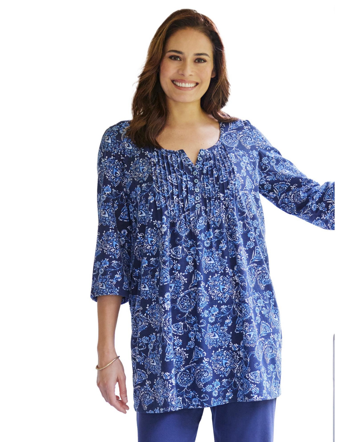 Click here for Woman Within Womens Within 7-Day Three-Quarter Sle... prices