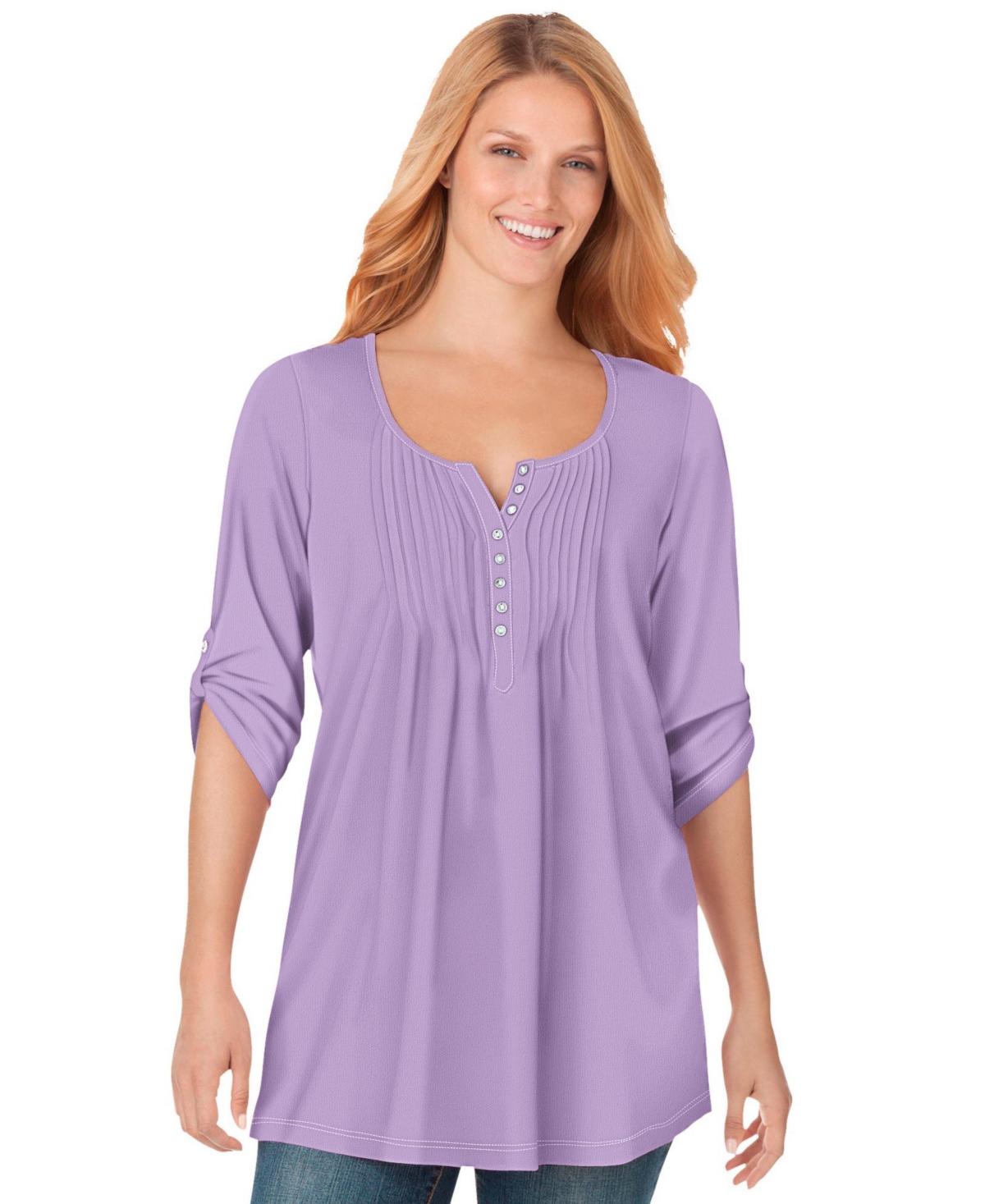 Click here for Woman Within Womens Within 7-Day Three-Quarter Sle... prices