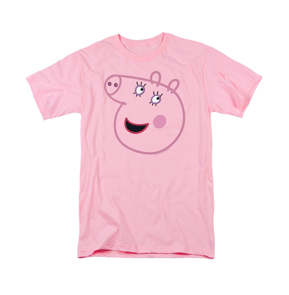 Click here for Logovision Mens Peppa Pig Pink Out Mummy Pig Face... prices