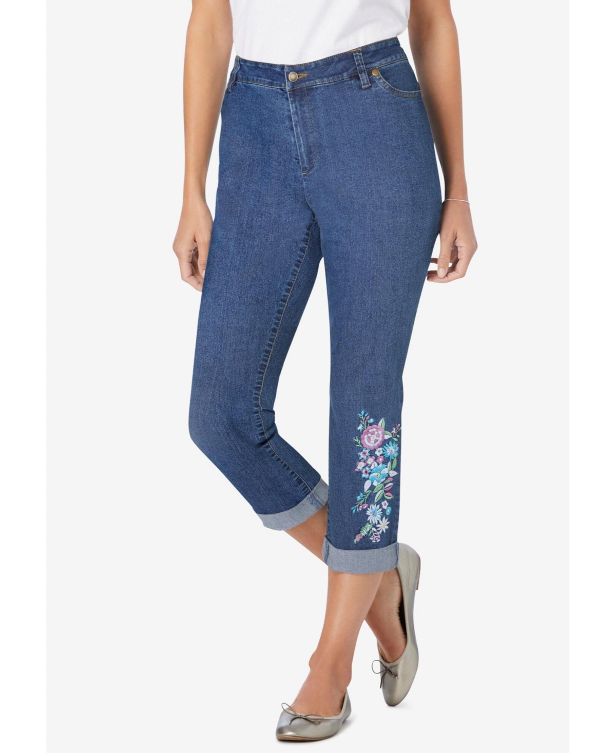Click here for Woman Within Plus Size Tall Womens Plus-Size Stret... prices