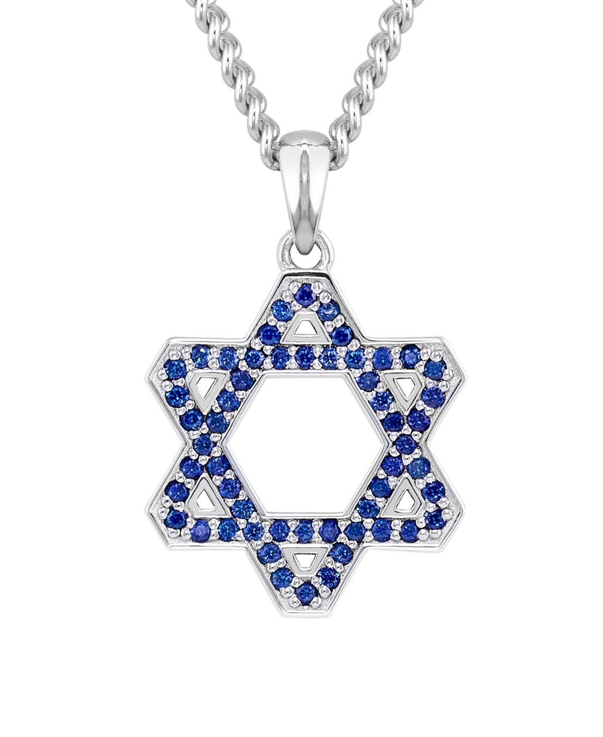 Click here for Vincero Mens Star of David Pendant with Blue Spine... prices