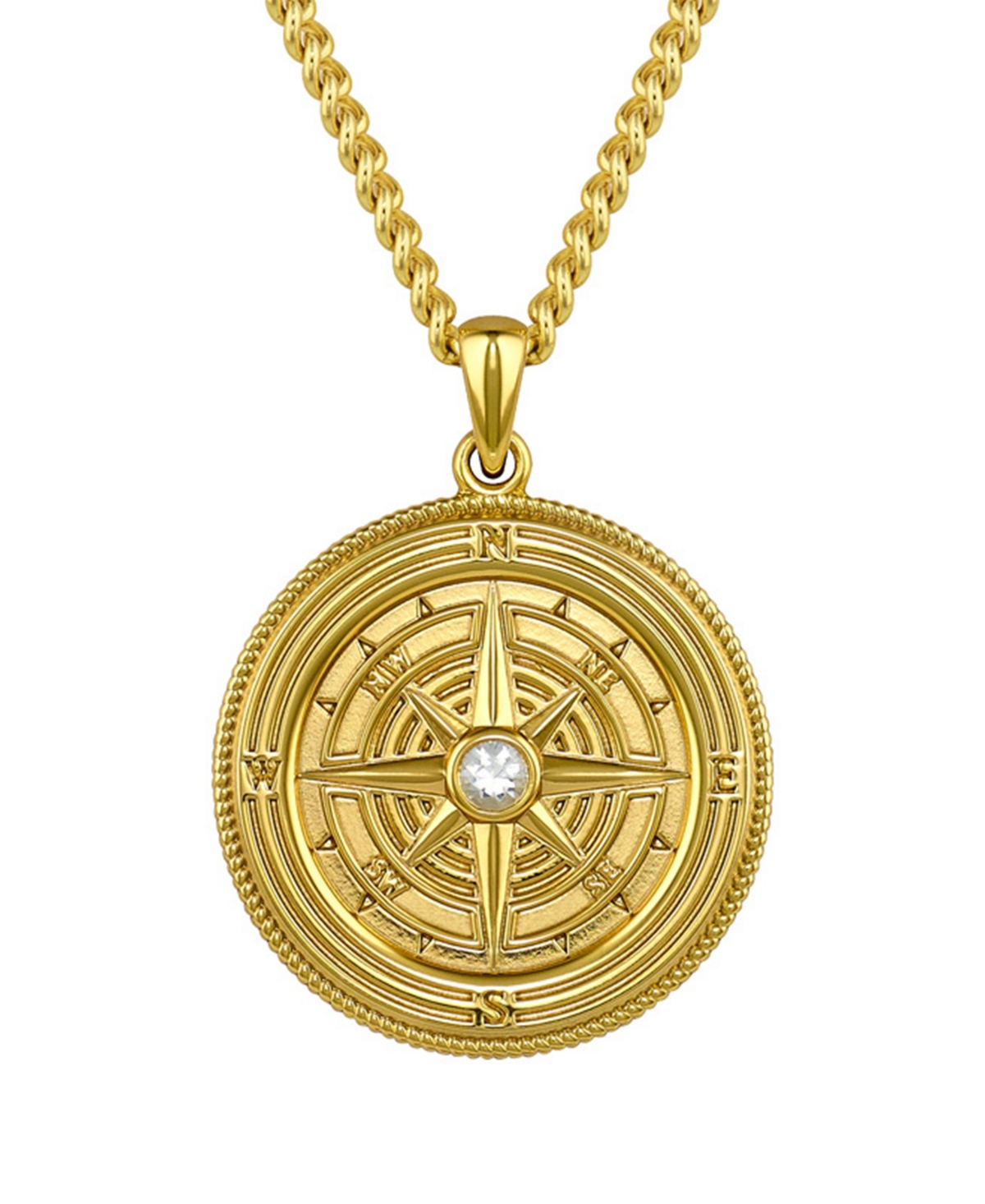 Click here for Vincero Mens Compass Pendant Necklace – Ony... prices