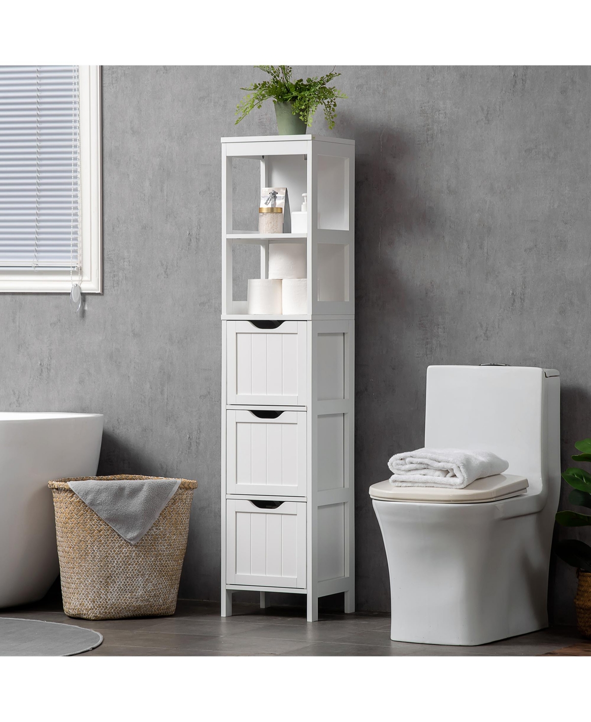 Click here for Slickblue Efficient Bathroom Storage Cabinet with... prices