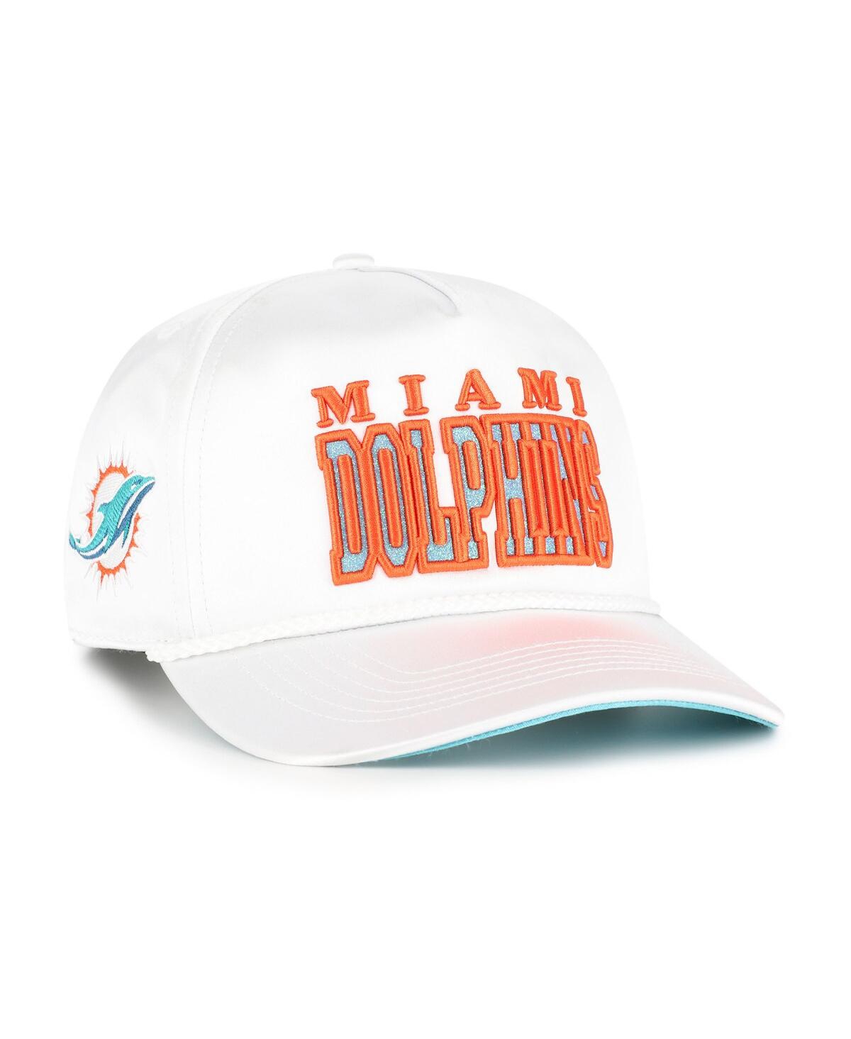 Click here for 47 Brand Womens White Miami Dolphins Outspoken Hit... prices