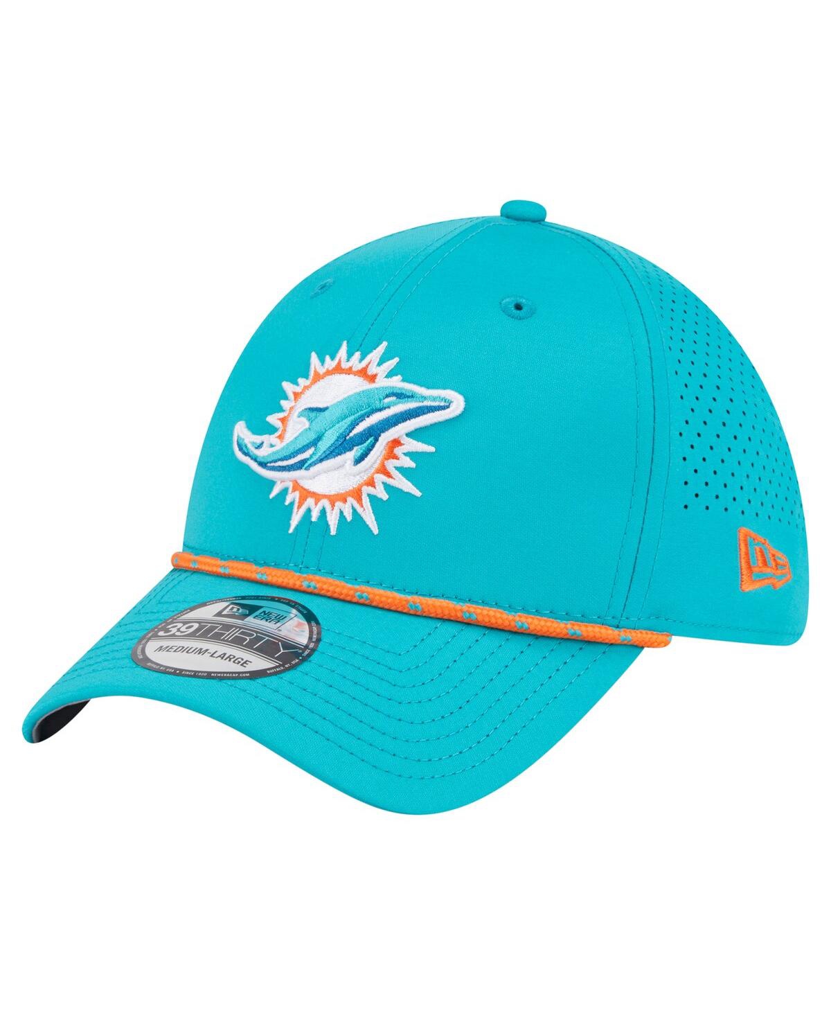 Click here for New Era Mens Aqua Miami Dolphins Perforated 39THIR... prices