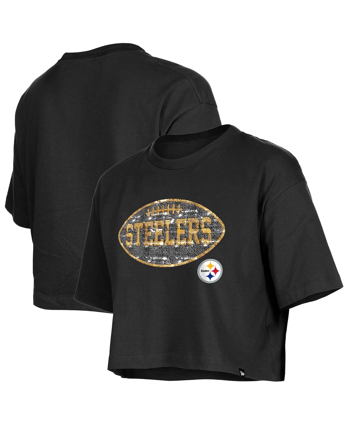 Click here for New Era Girls Black Pittsburgh Steelers Flip Sequi... prices
