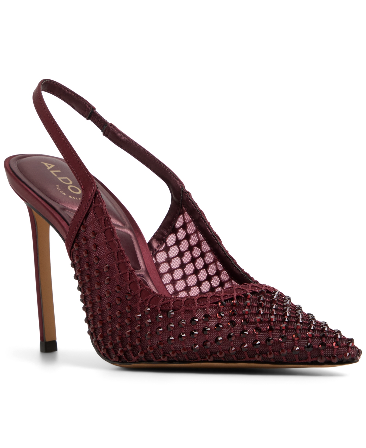 Click here for Aldo Womens Marciana Slingback Pumps - Burgundy Me... prices