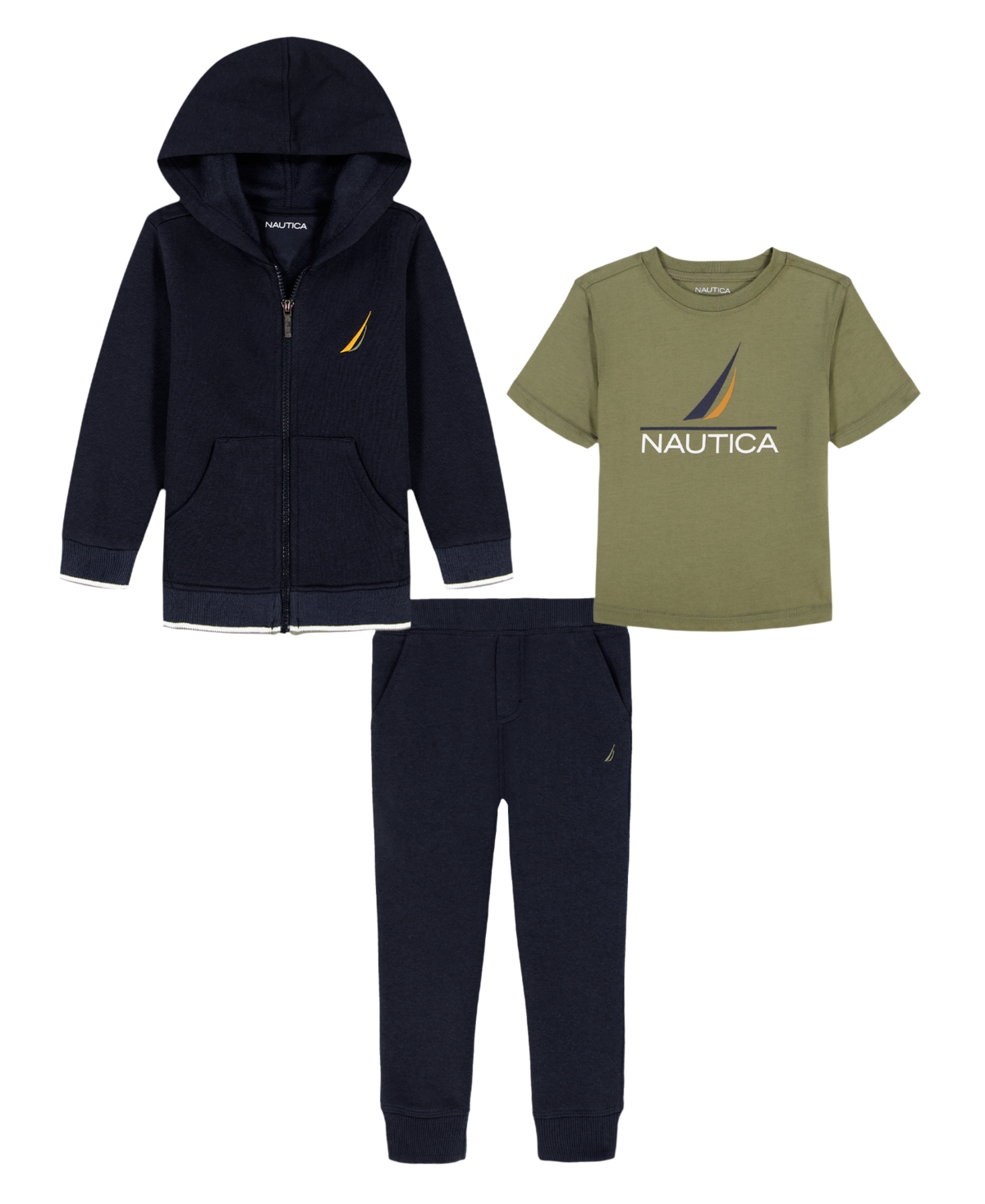 Click here for Nautica Toddler & Little Boys 2T-7 3-Piece T-Shirt... prices