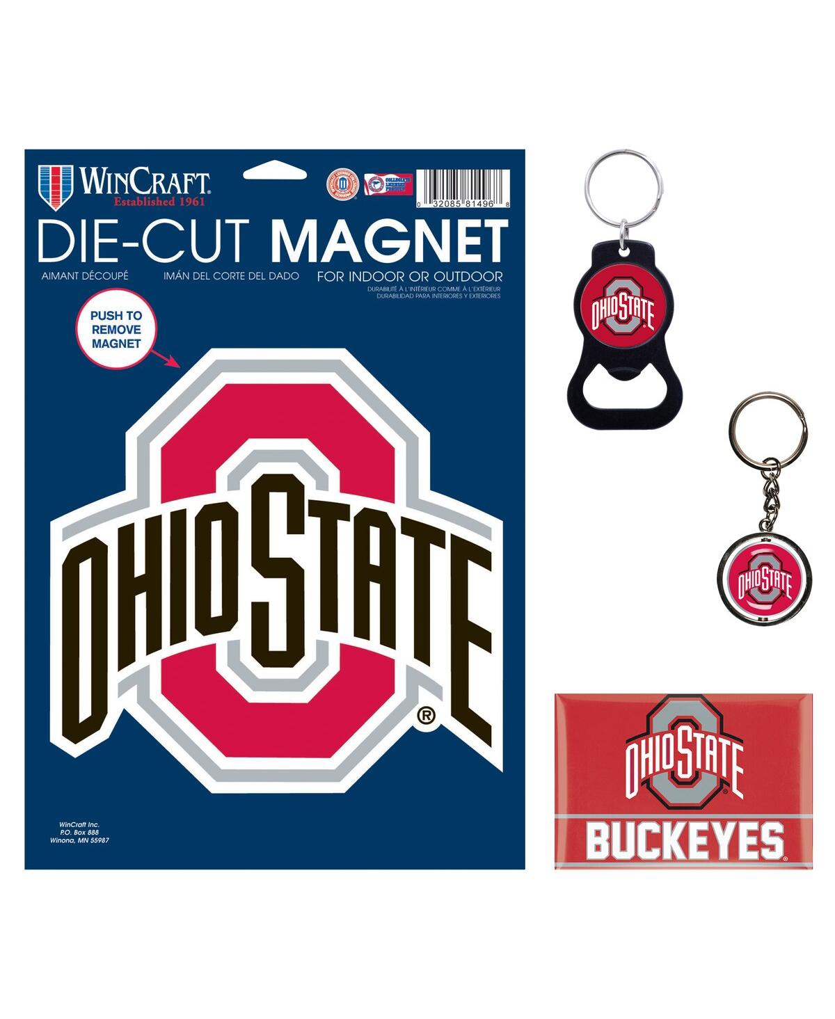 Click here for Wincraft Ohio State Buckeyes 4-Pack Key Rings and... prices