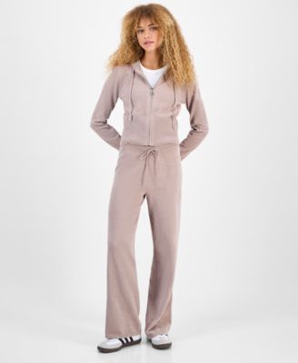 Click here for Hippie Rose Juniors Chenille Full Zip Hoodie Cheni... prices