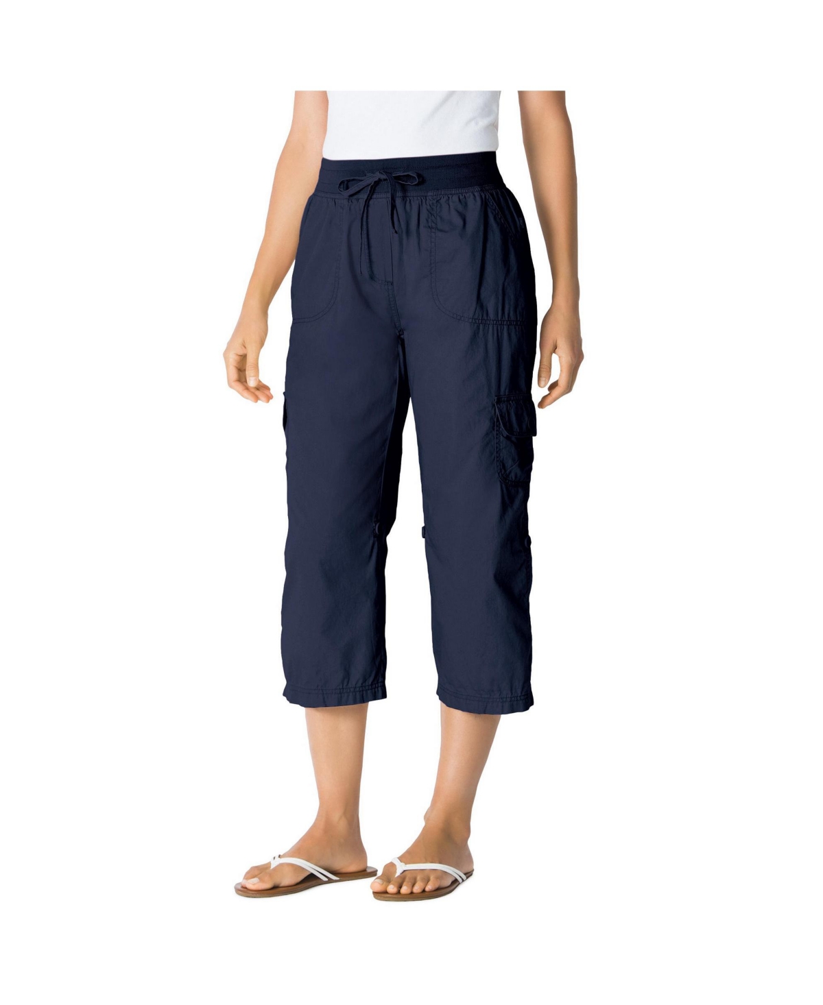 Click here for Woman Within Plus Size Convertible Length Cargo Ca... prices