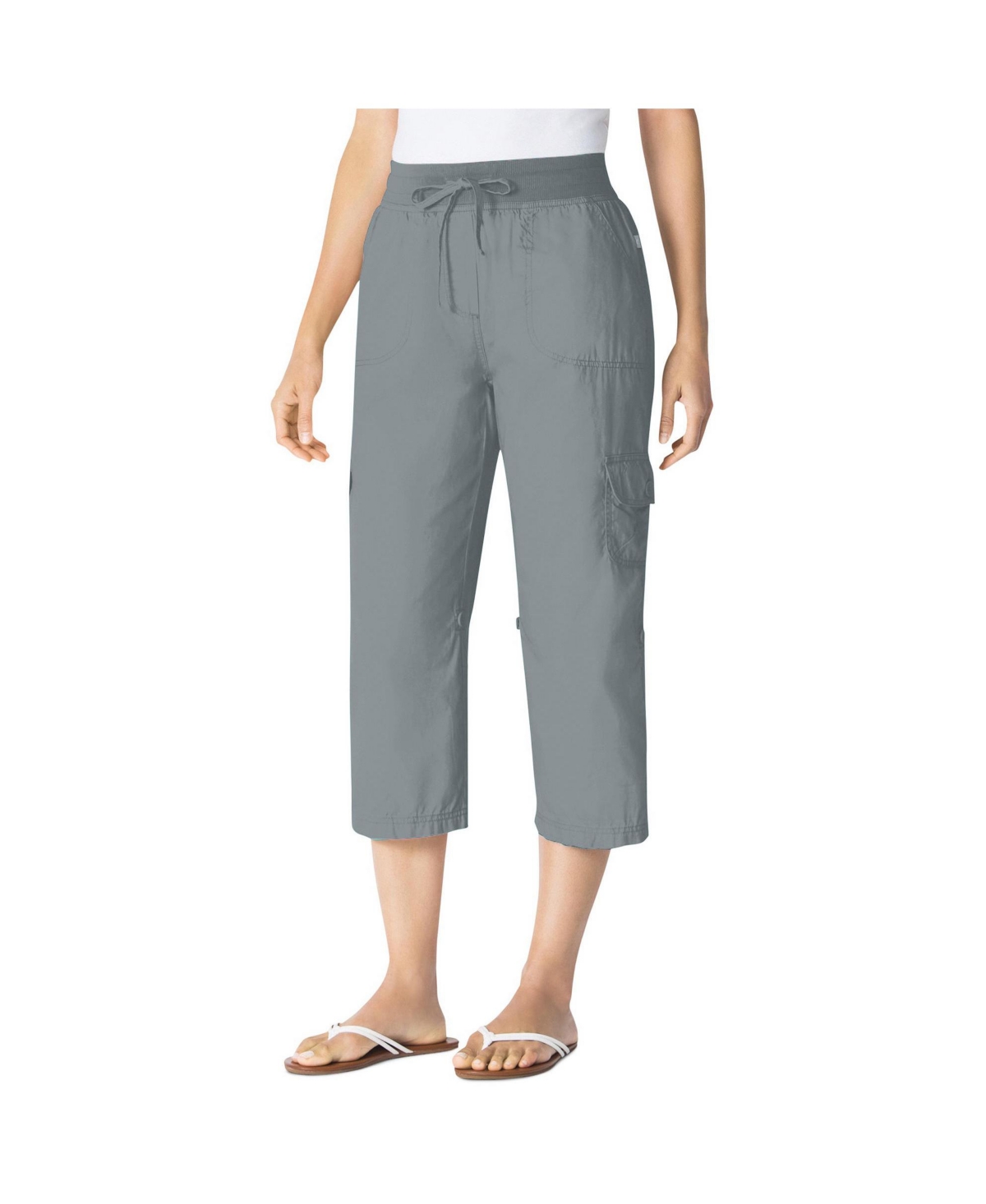 Click here for Woman Within Plus Size Convertible Length Cargo Ca... prices