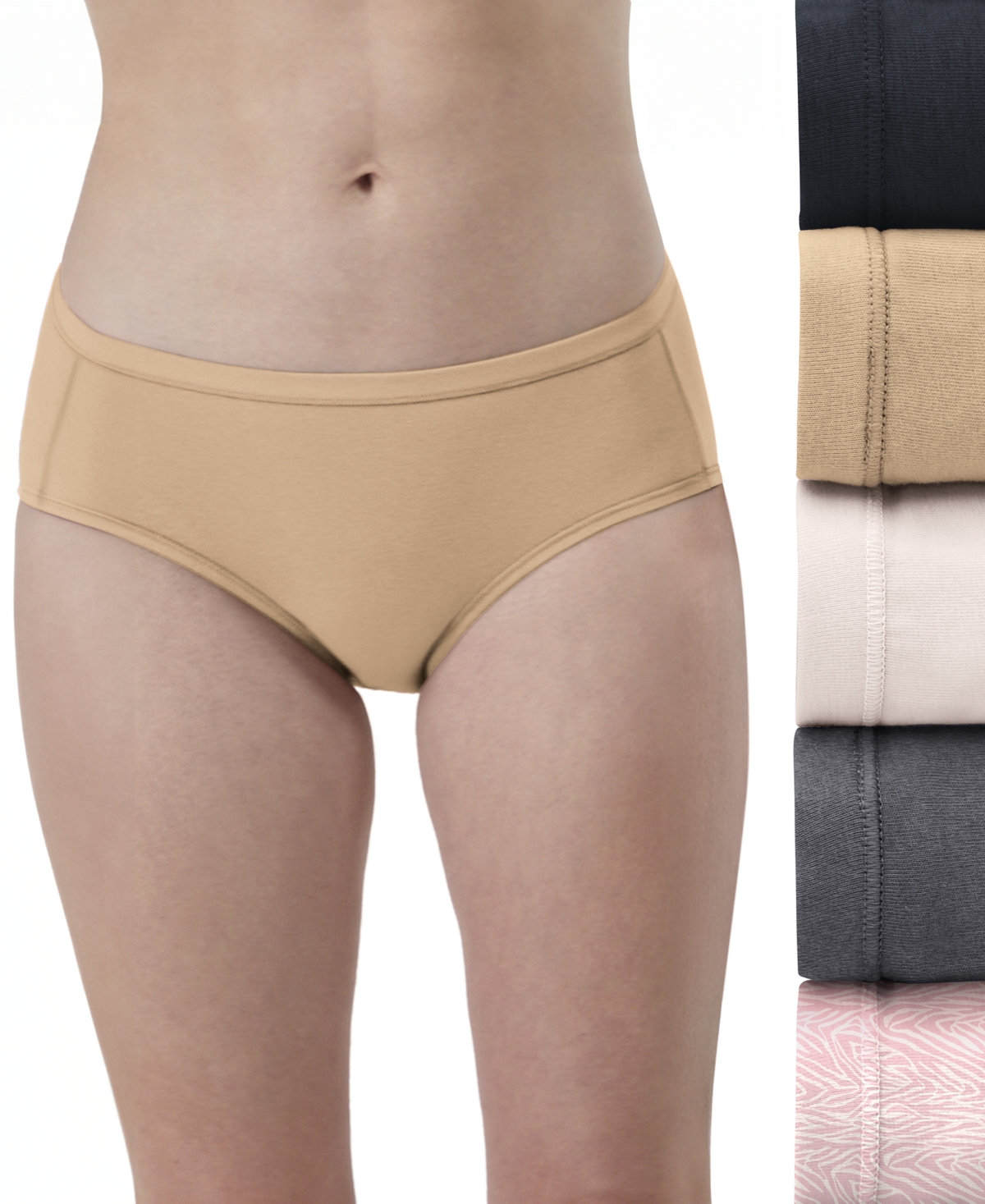 Click here for Hanes Womens 5-Pk. Ultimate ComfortSoft Hipster Un... prices