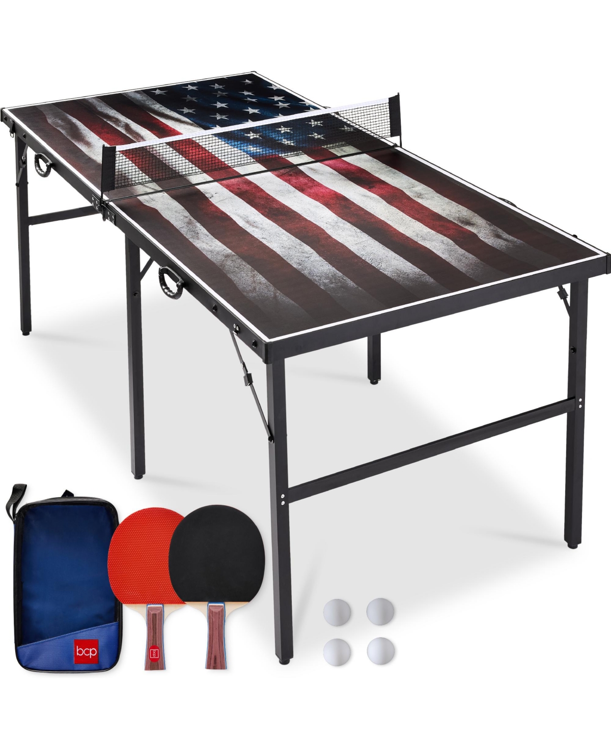 Click here for Best Choice Products 6x3ft Portable Ping Pong Tabl... prices