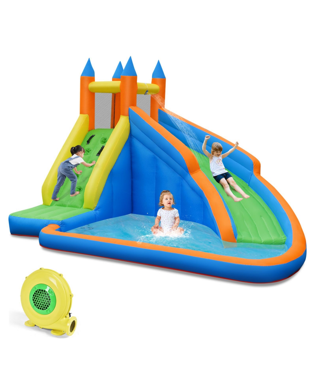 Click here for Gymax Inflatable Water Park Bounce House Climbing... prices