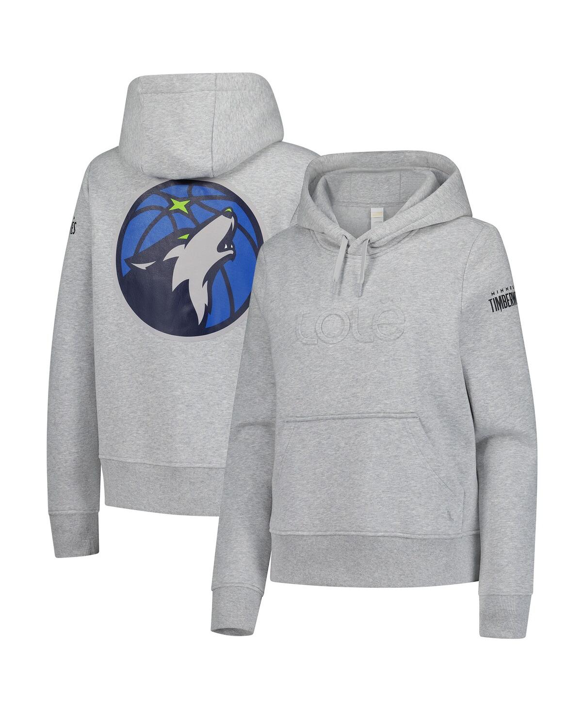 Click here for Lole Womens Gray Minnesota Timberwolves Icon Pullo... prices